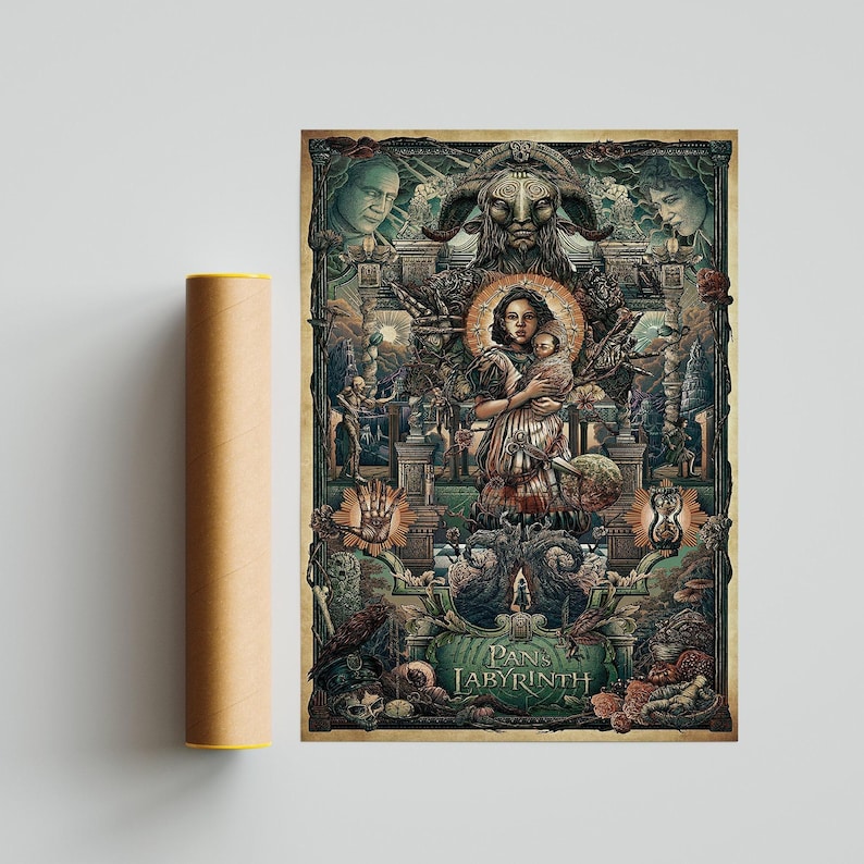 Pan's Labyrinth Poster Pans Labyrinth Fauno Wall Art Ofelia Poster Pale ...