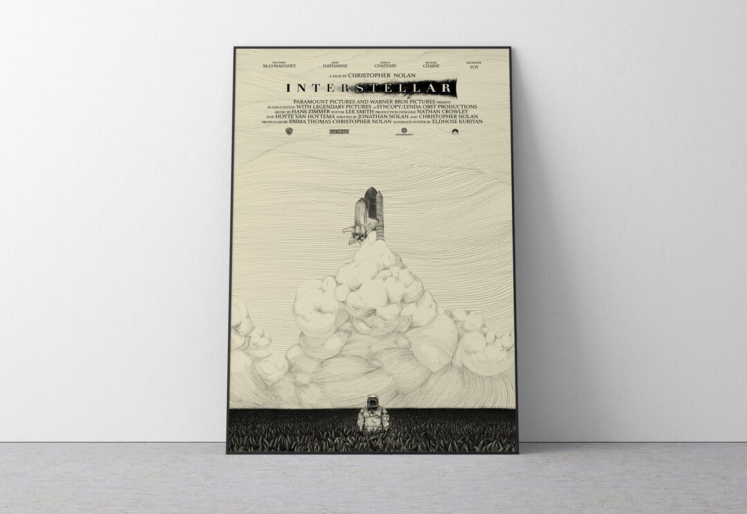 Interstellar Poster Interstellar by Christopher Nolan Wall Art ...