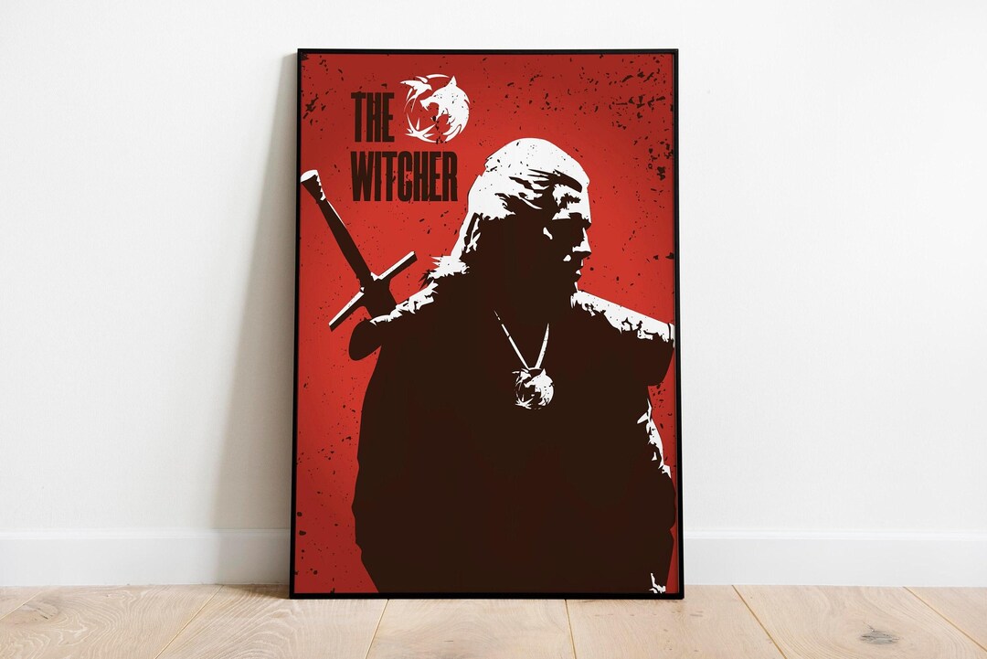 Witcher Poster CD Project Witcher 3 Game Poster Geralt of Rivia Poster ...