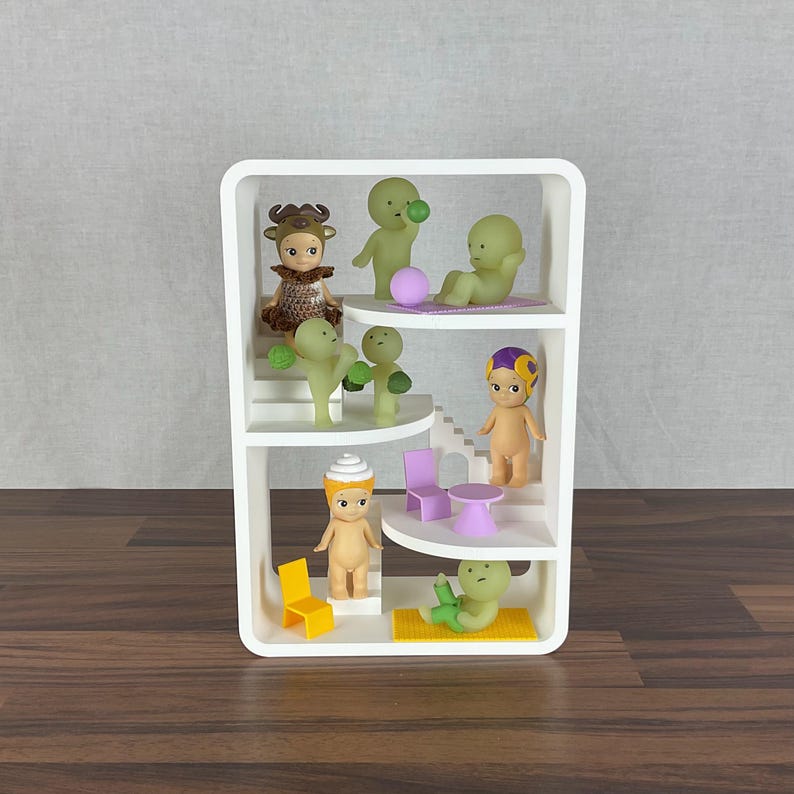 Smiski Shelf & Sonny Angel Display – Custom Design, 3D Printed ...