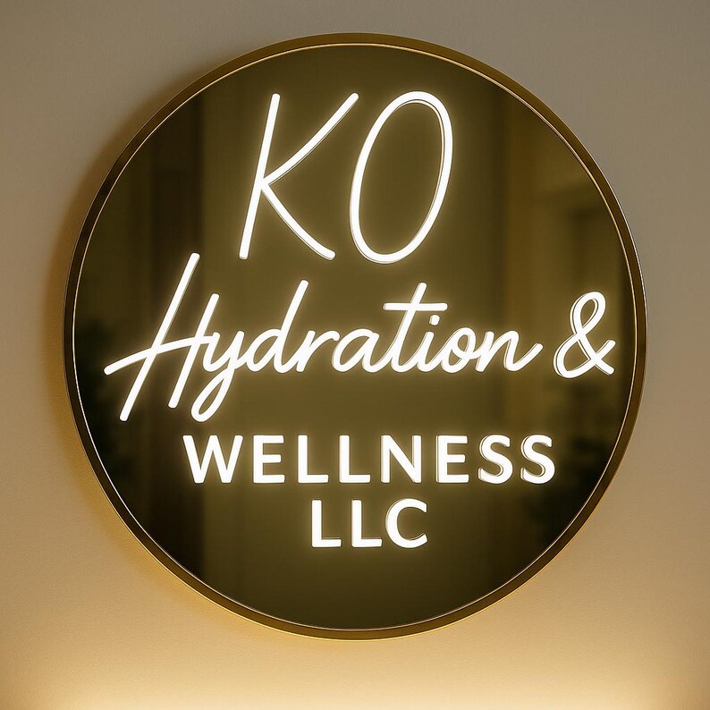 Personalized Acrylic Neon Sign - Custom LED Name Light - Wedding Decor ...