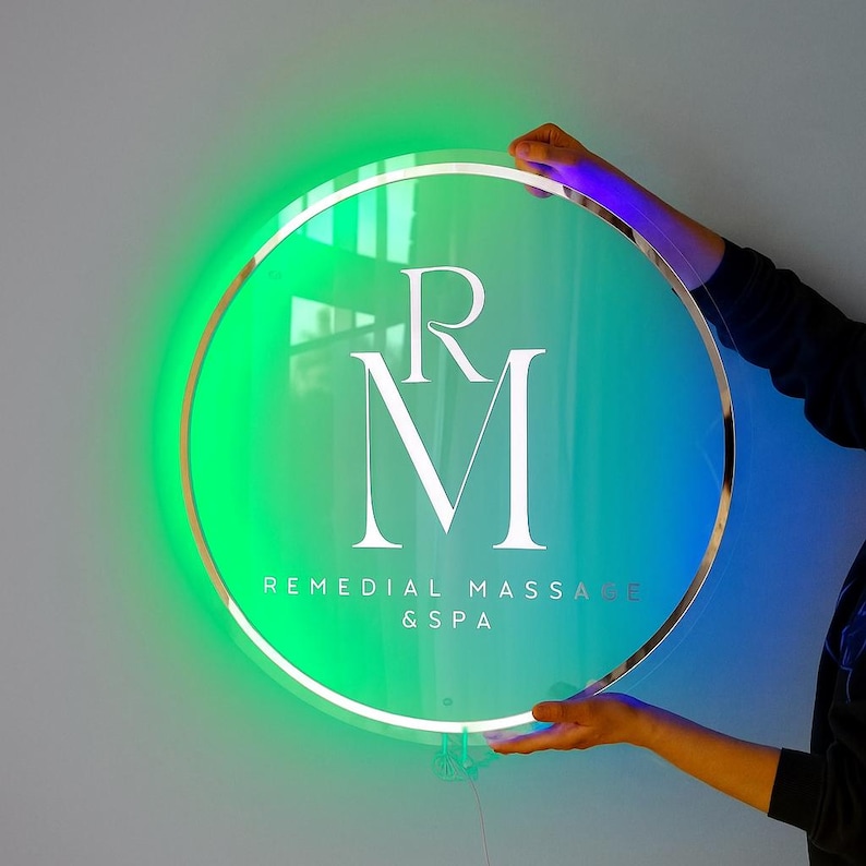 Personalized Acrylic Neon Sign - Custom LED Name Light - Wedding Decor ...