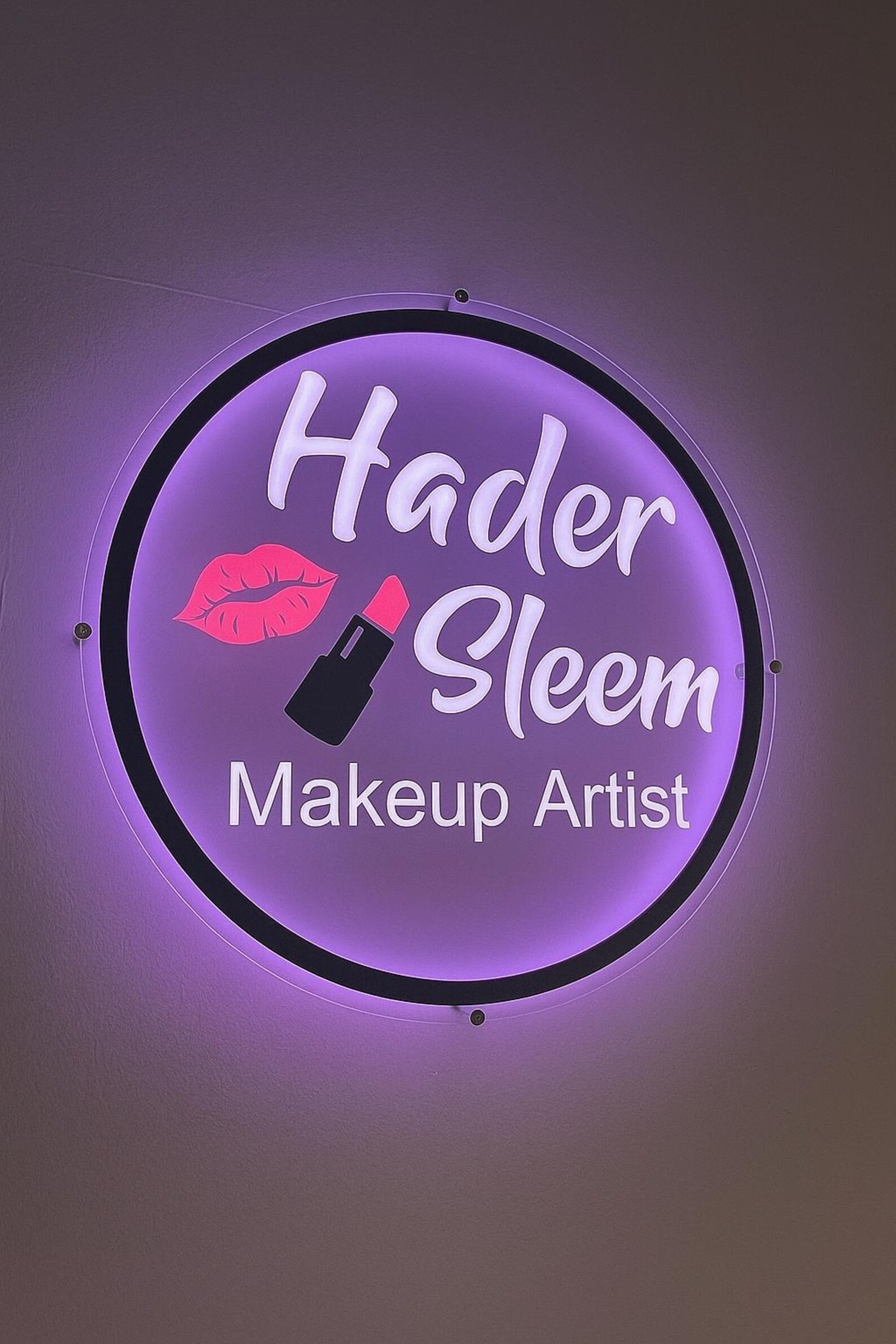 Personalized Acrylic Neon Sign - Custom LED Name Light - Wedding Decor ...
