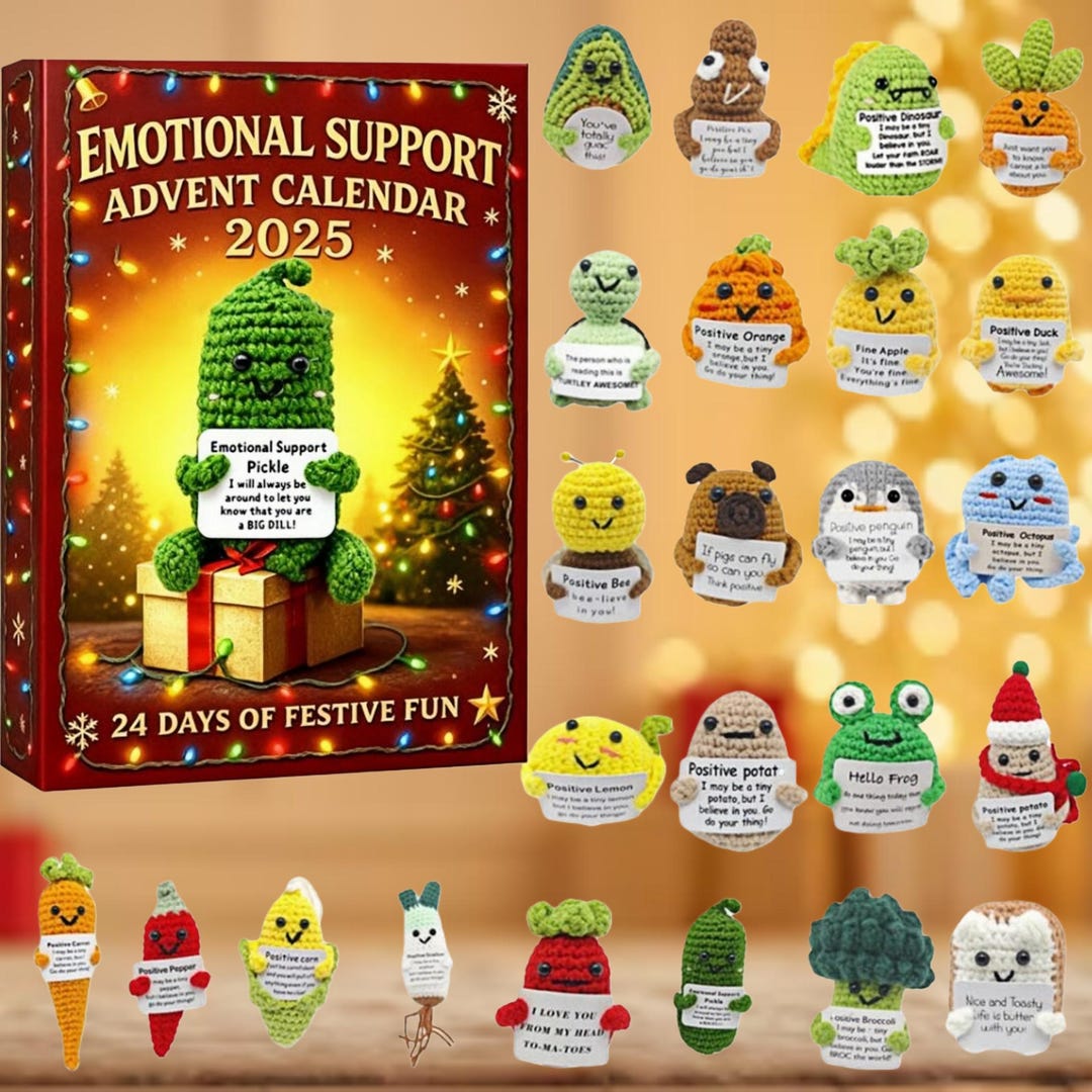 2025 Emotional Support Advent Calendar, 24-day Countdown Comfort Box ...