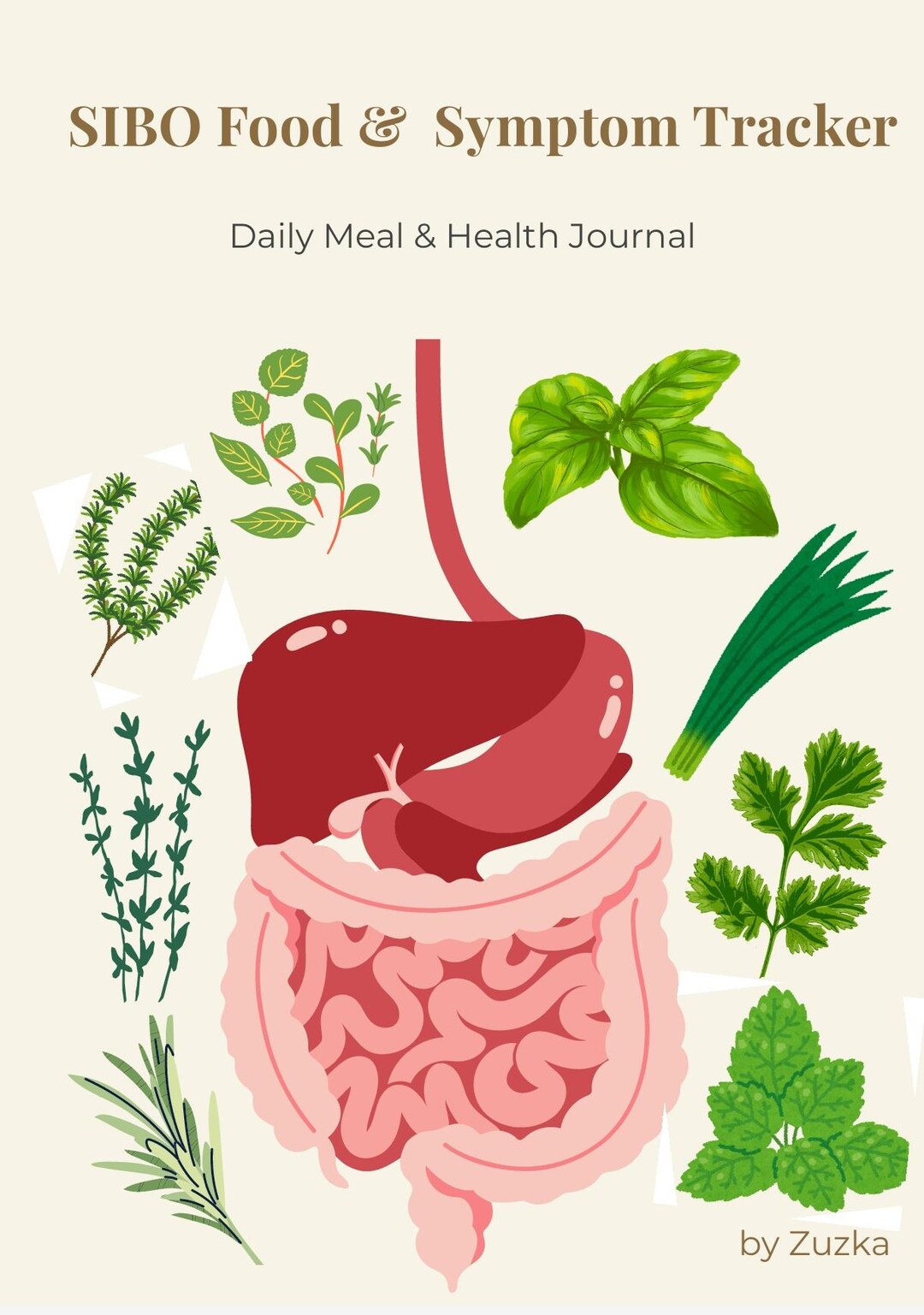 SIBO Food & Symptom Tracker / Daily Meal and Healt Journal / Printable ...