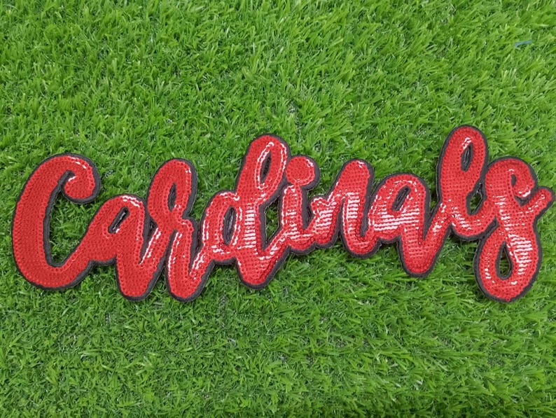Custom Varsity Sequin Letter Patch | Iron-on Name Patch - Etsy