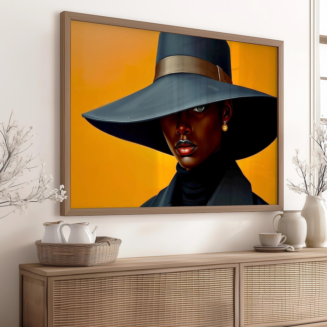 African American Art Prints, Vintage Black Girl Printable Wall Art ...