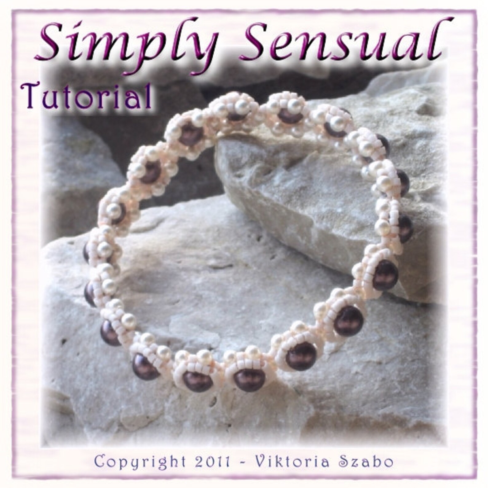 Bracelet / Bangle Tutorial Beaded Pearl Bangle: Simply Sensual ...