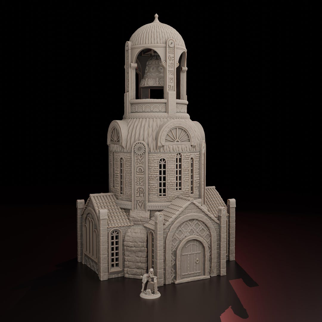 Trench Crusade | Bell Tower | Crimson Tree Temple | Tabletop Terrain ...