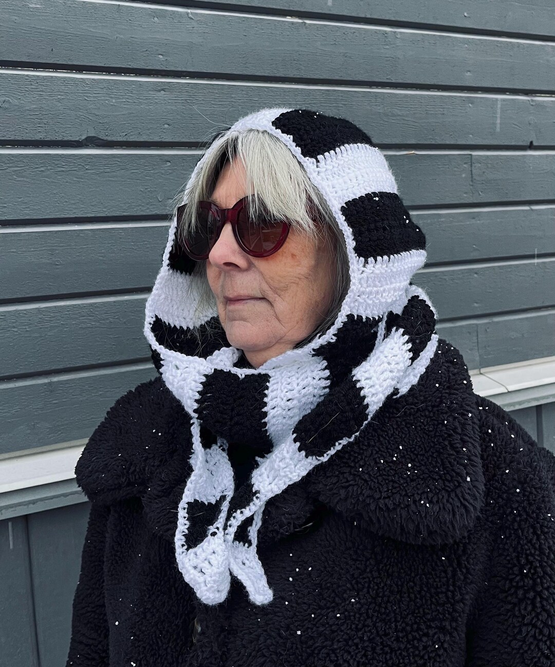 Hooded Scarf Striped | Sophie Hood | Easy and Beginnerfriendly Crochet ...