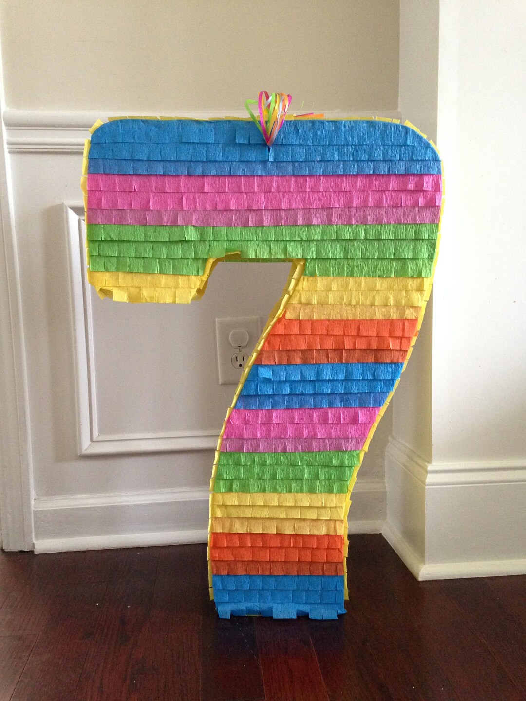Number Seven Pinata - Large Number 7 Pinata - Custom Pinata - Etsy