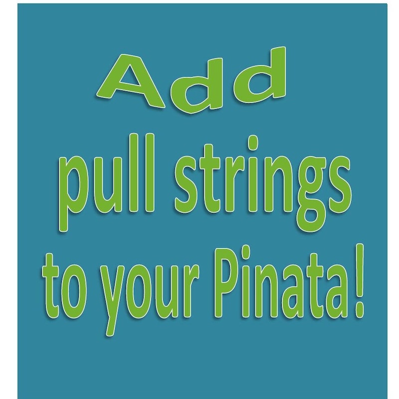 Pinata With String Pull - Etsy