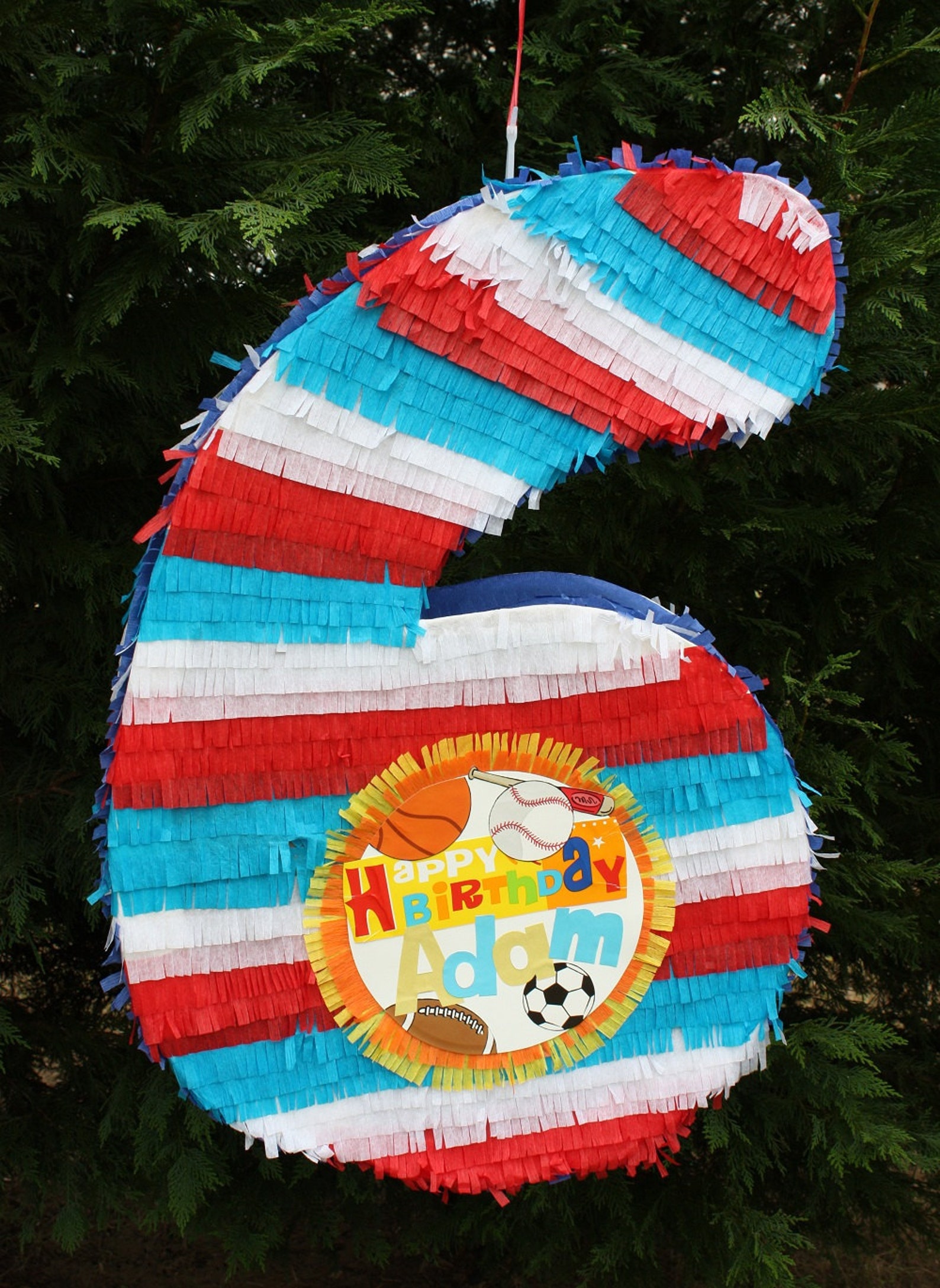 Large Customizable Number Pinata - Etsy