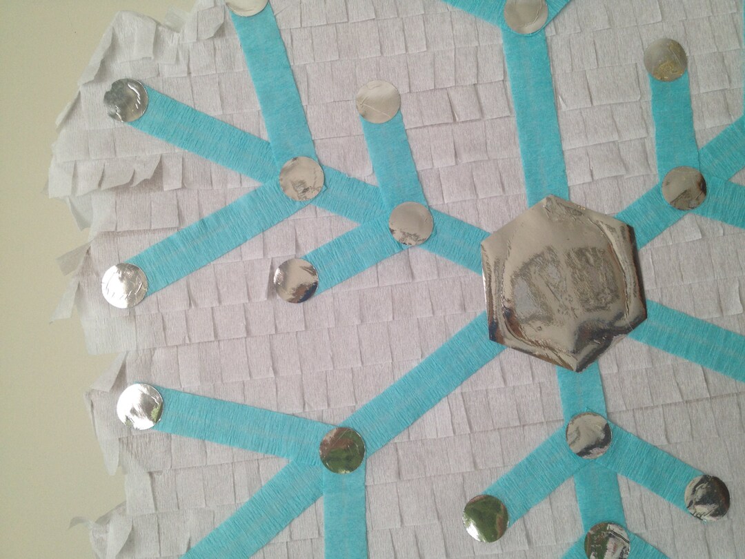 Snowflake Pinata. Large Custom Snowflake Pinata. Frozen - Etsy