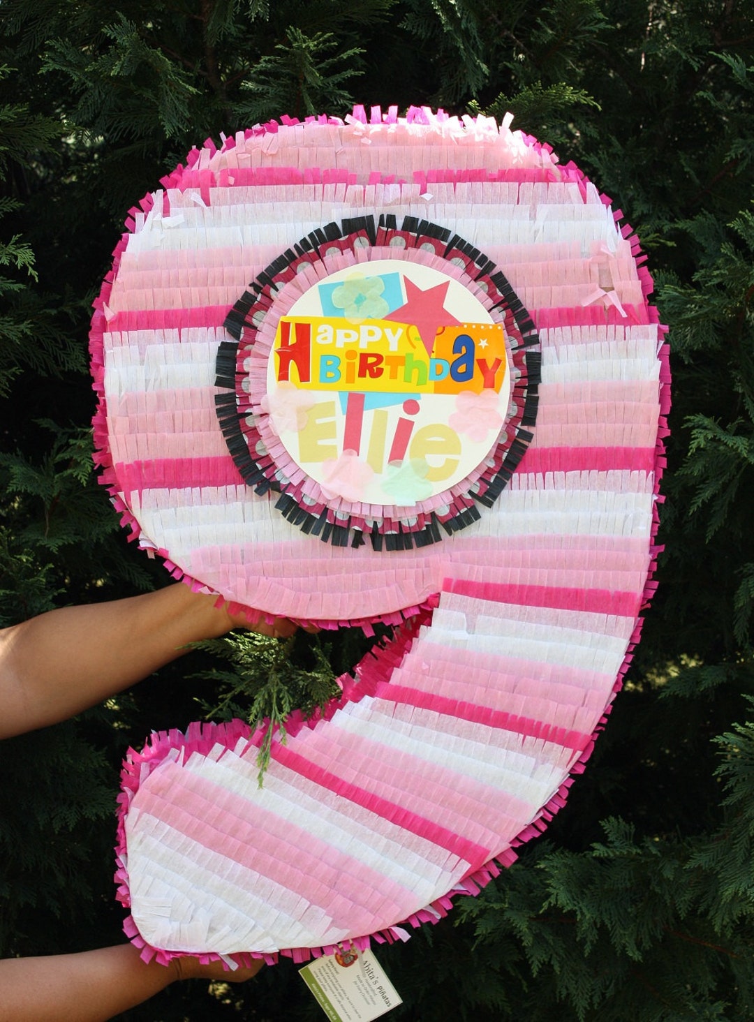 Large Number Nine Pinata - Customizable. Number 9 - Etsy