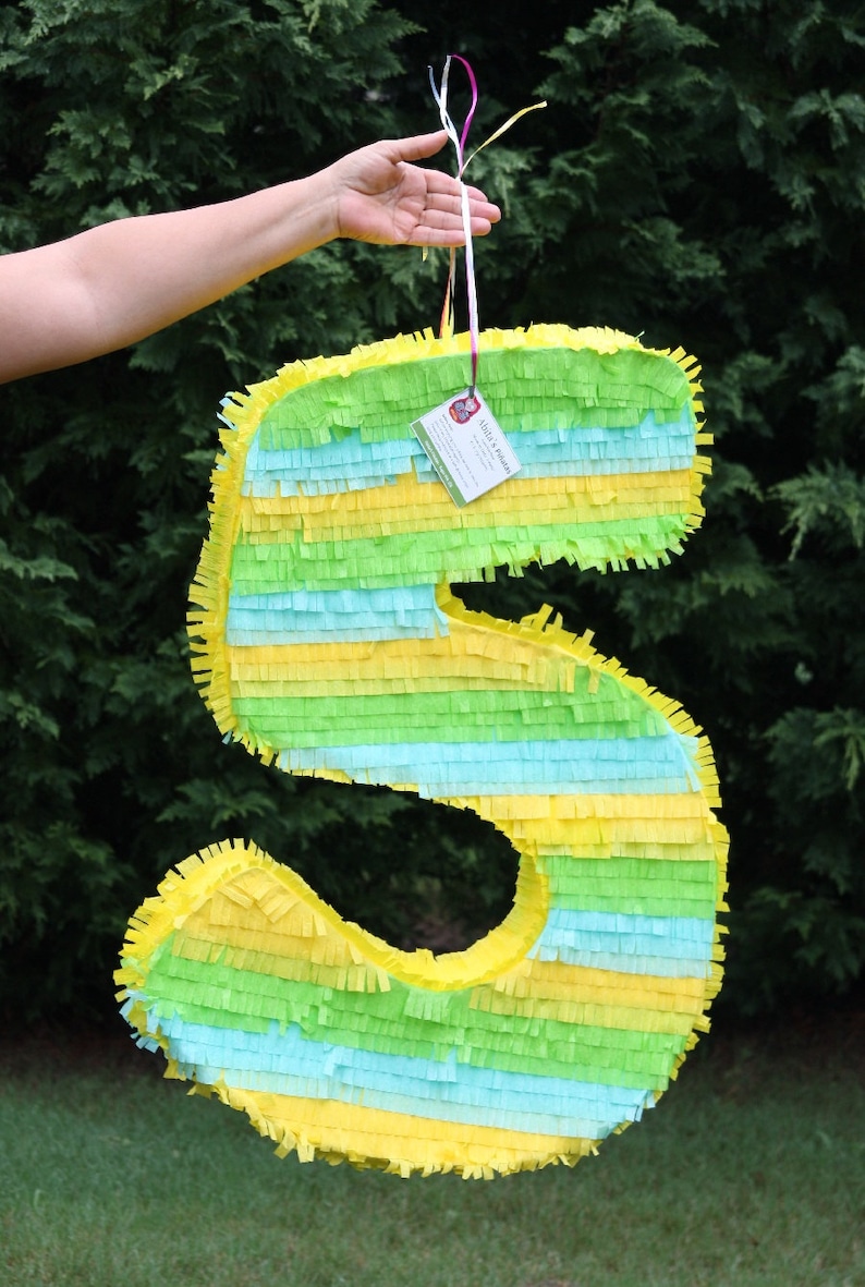 Large Number Five Pinata. Número Cinco. Custom Pinata | Etsy
