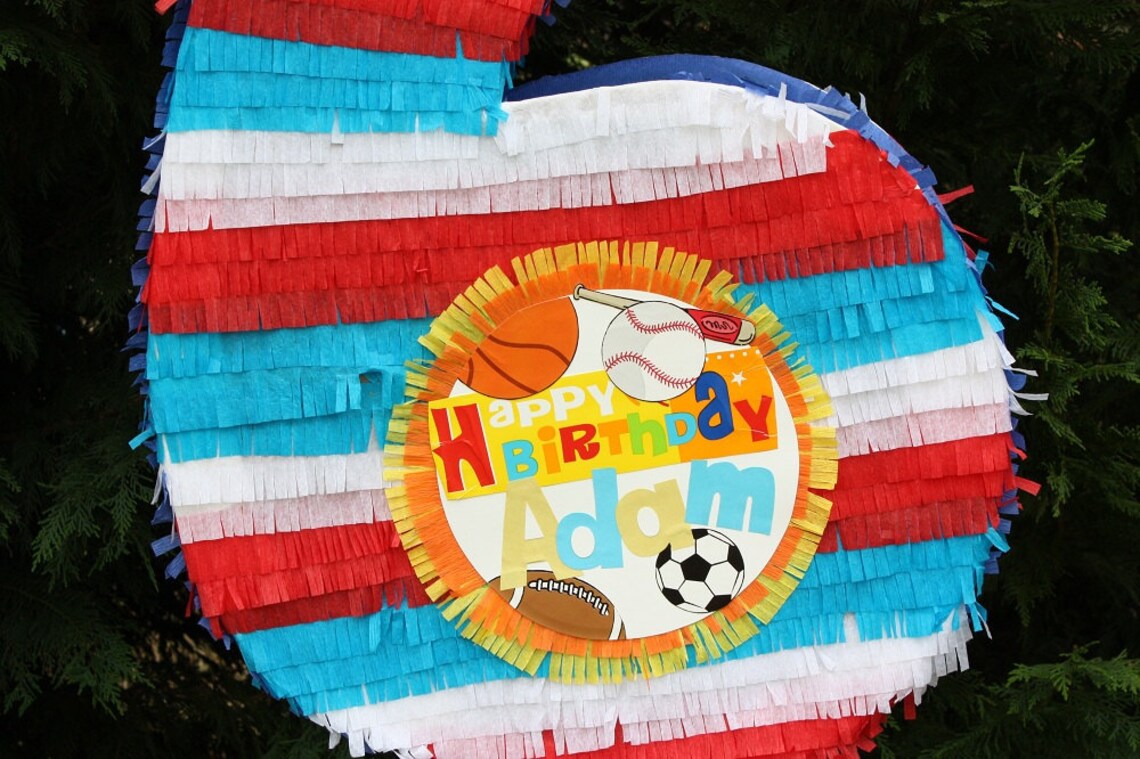 Large Number Six Pinata Customizable. Custom Piñata. Numero | Etsy