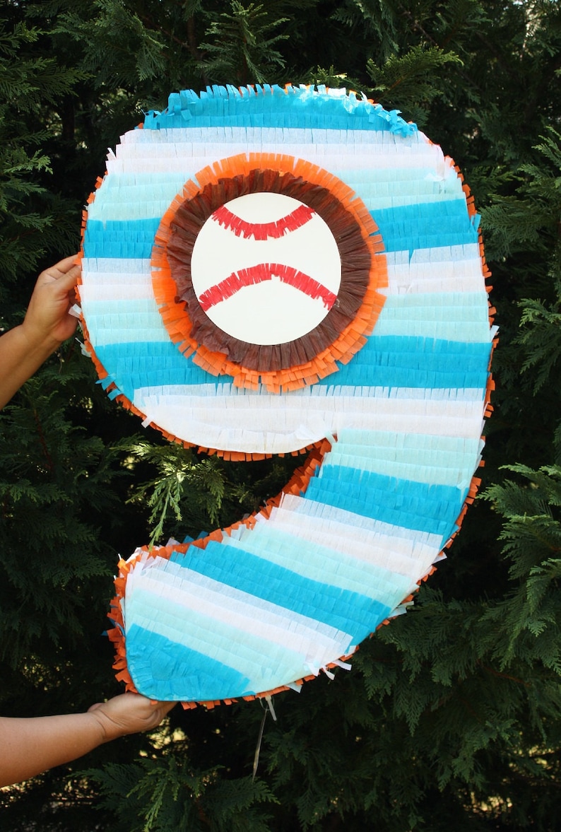 Large Number Nine Pinata Customizable. Number 9 - Etsy