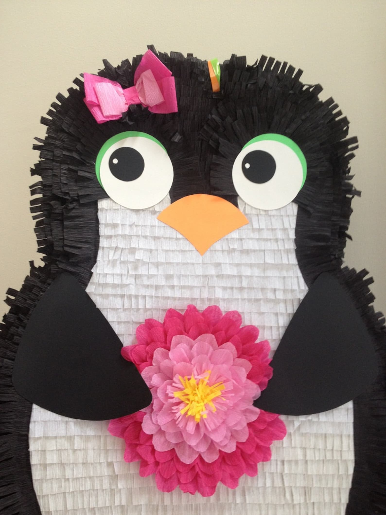 Girl Penguin Pinata. Medium Size Customizable Penguin Pinata. | Etsy