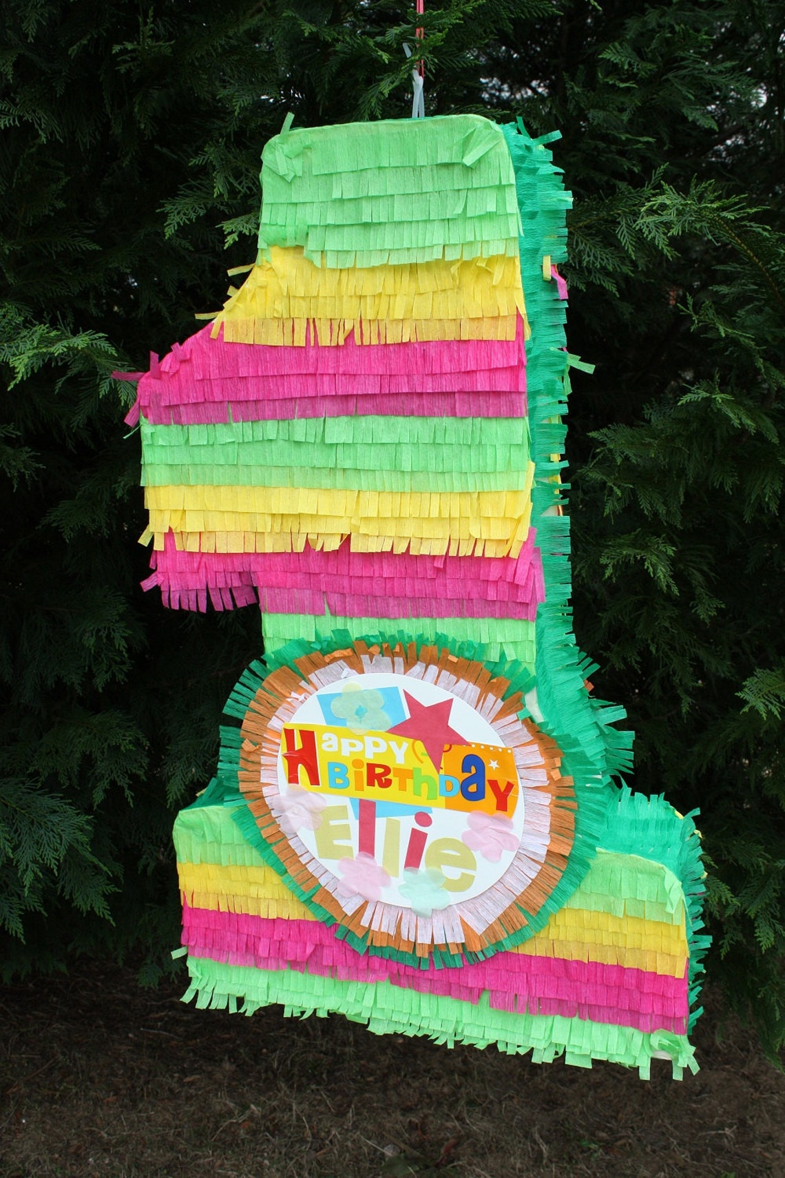 Large Customizable Number Pinata. Number One Pinata - Etsy