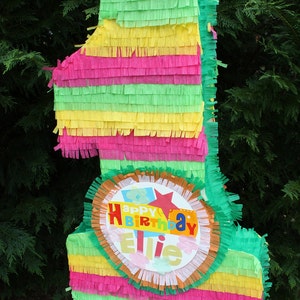Large Customizable Number Pinata. Number One Pinata - Etsy