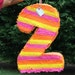 Number Two Pinata Large Number 2 Pinata Custom Pinata | Etsy