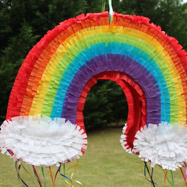 Rainbow Pinata - Etsy