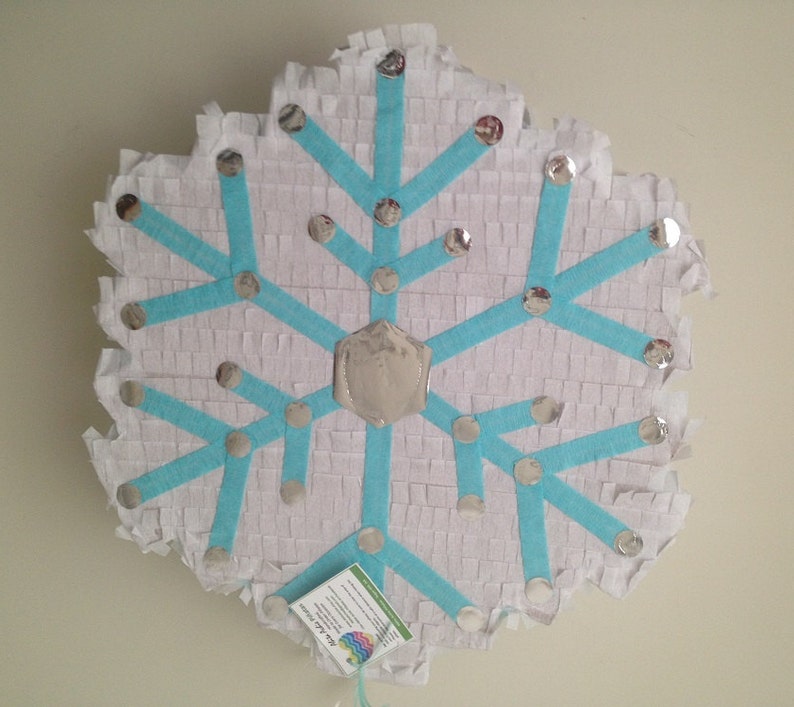 Snowflake Pinata. Large Custom Snowflake Pinata. Frozen - Etsy