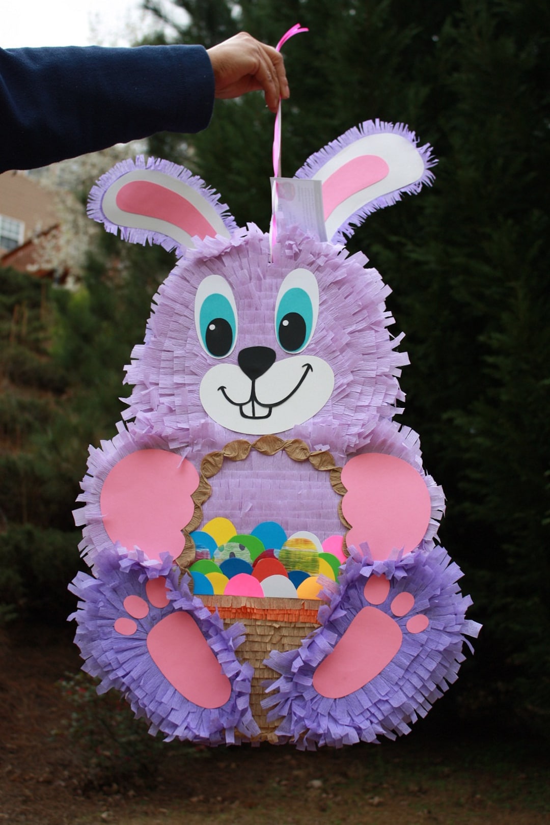 Purple Bunny Pinata - Etsy