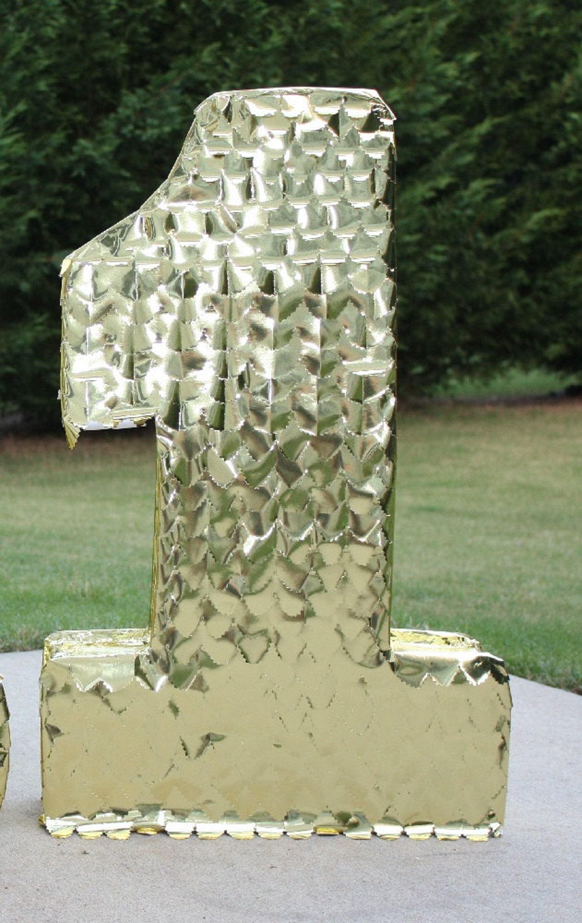 Gold Number Pinata. Custom Pinata. Large Number Pinata | Etsy