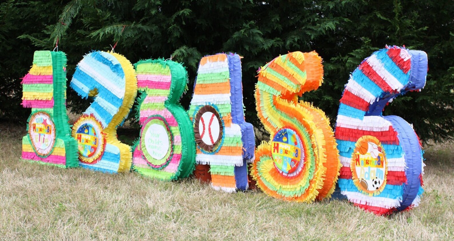 Large Number Six Pinata - Customizable - Paris Theme Birthday Pinata - Etsy