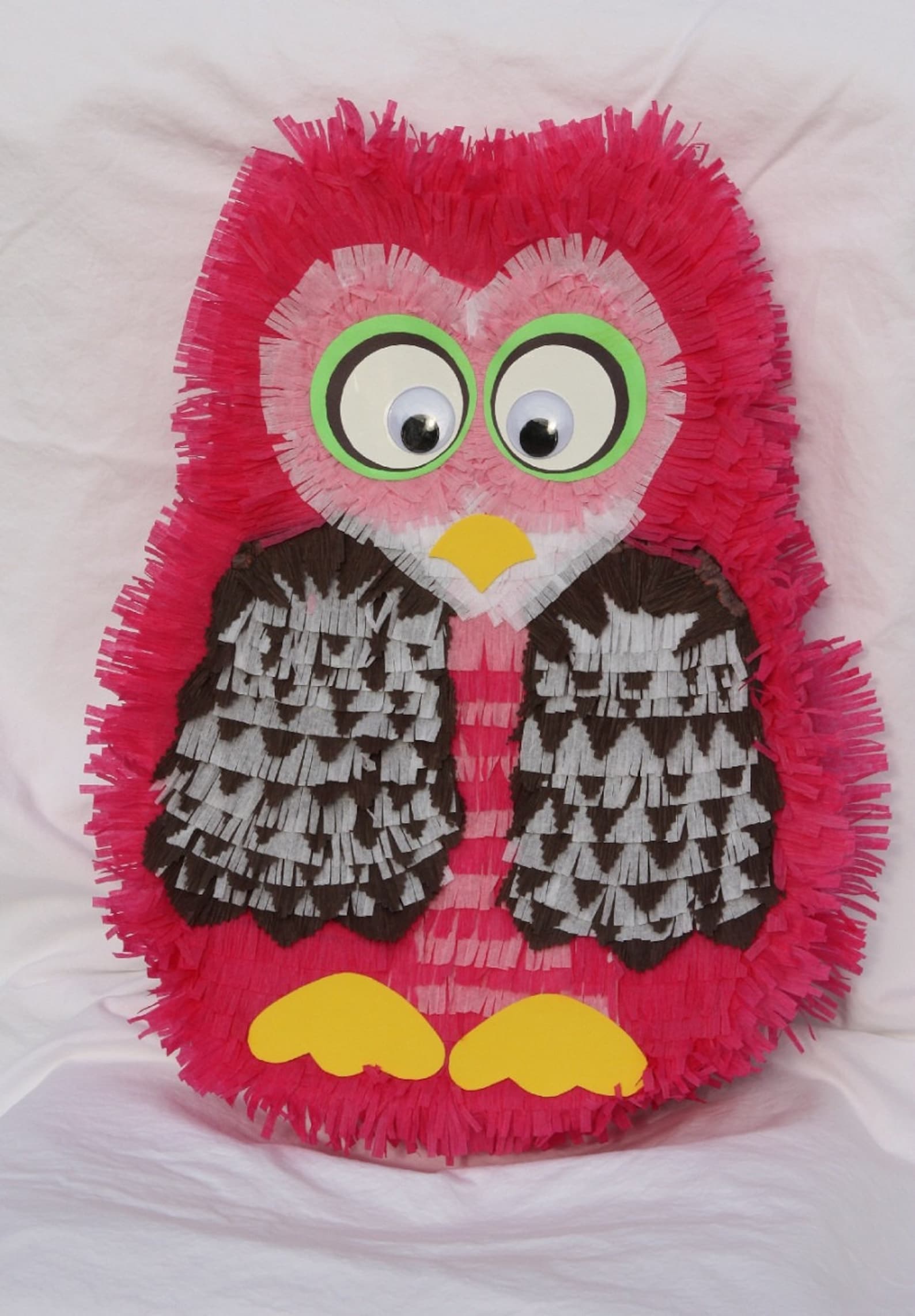 Owl Pinata Large Pink Owl Pinata | Etsy