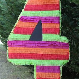 Large Number Four Pinata. Custom Number Pinata. Numero Cuatro. - Etsy