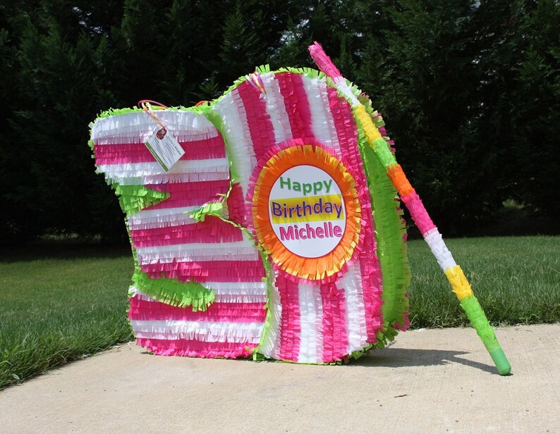 Pinata Stick Decorated to match your pinata | Etsy