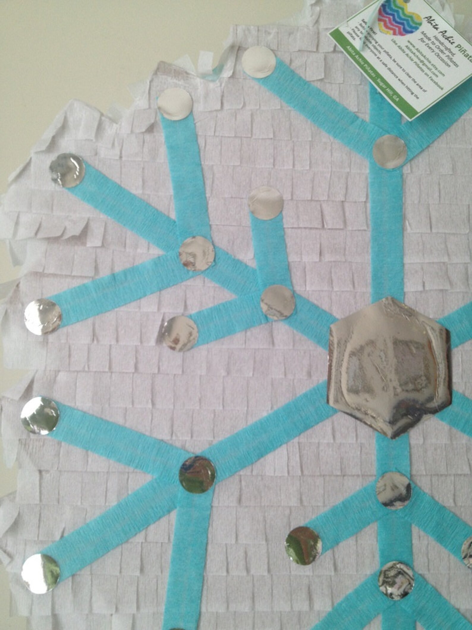 Snowflake Pinata. Large Custom Snowflake Pinata. Frozen - Etsy