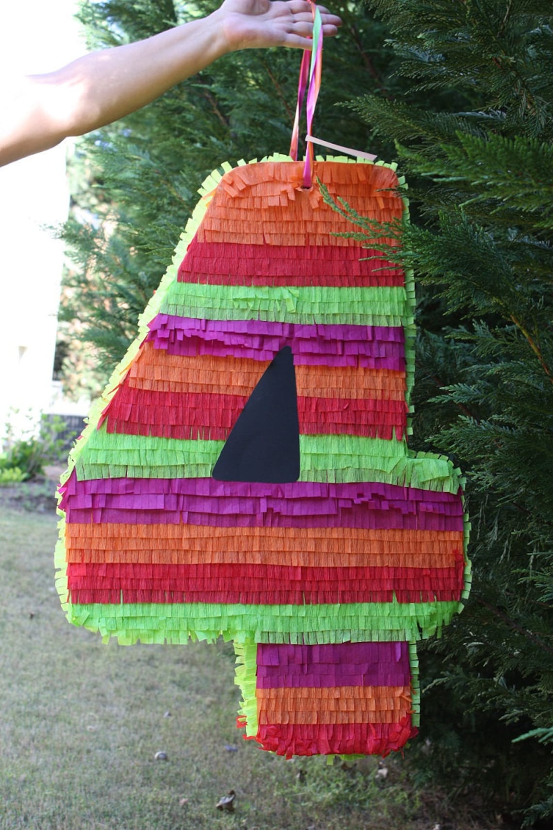 Large Number Four Pinata. Custom Number Pinata. Numero Cuatro. - Etsy