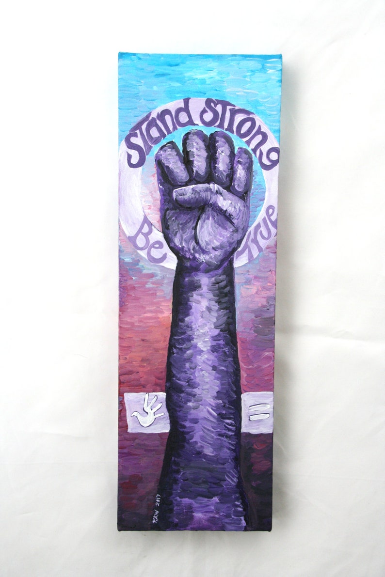 Equal Rights Original Acrylic Painting Women's Rights - Etsy