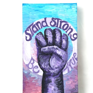 Equal Rights Original Acrylic Painting, Women's Rights Art, One of a ...