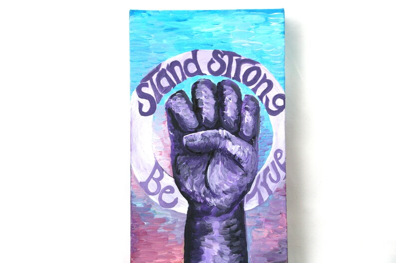 Equal Rights Original Acrylic Painting Women's Rights - Etsy