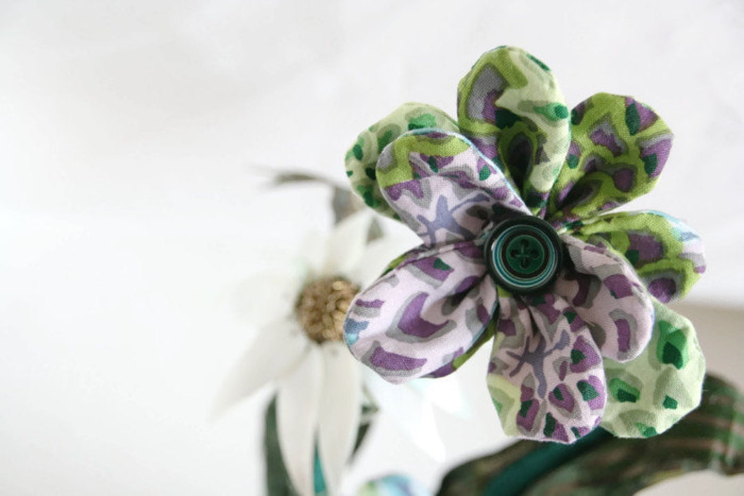 Fiber Art Flower Sculpture, Unique Home Decor, Wedding Centerpiece ...