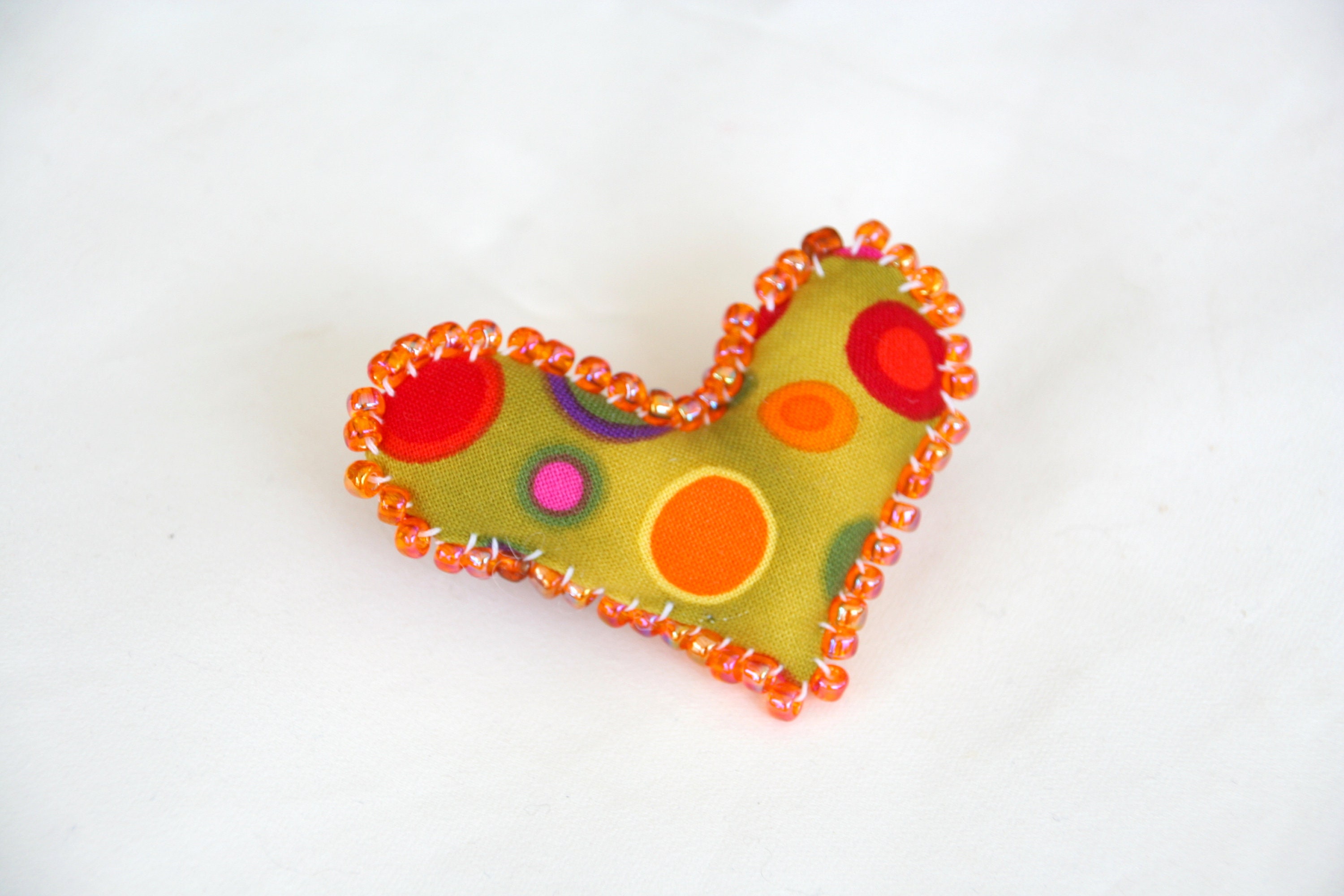 Fiber Art Heart Pins Set of 5 Valentines Day Pins Brooches - Etsy