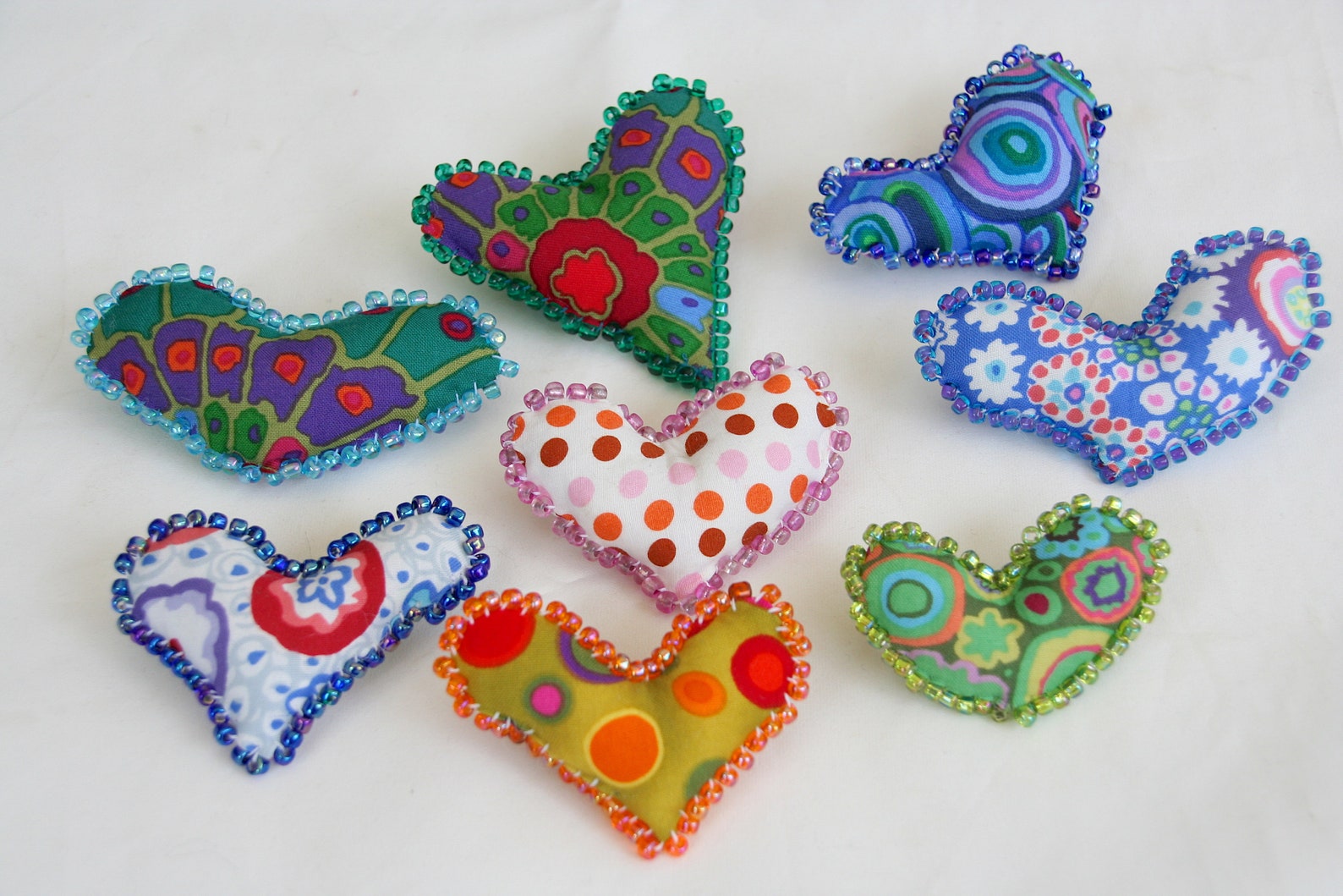 Fiber Art Double Heart Pin Valentines Day Pin Brooch Soft - Etsy