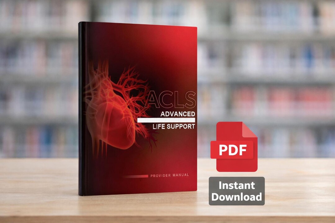 ACLS Advanced Cardiovascular Life Support PDF Ebook | Cardiac Arrest ...