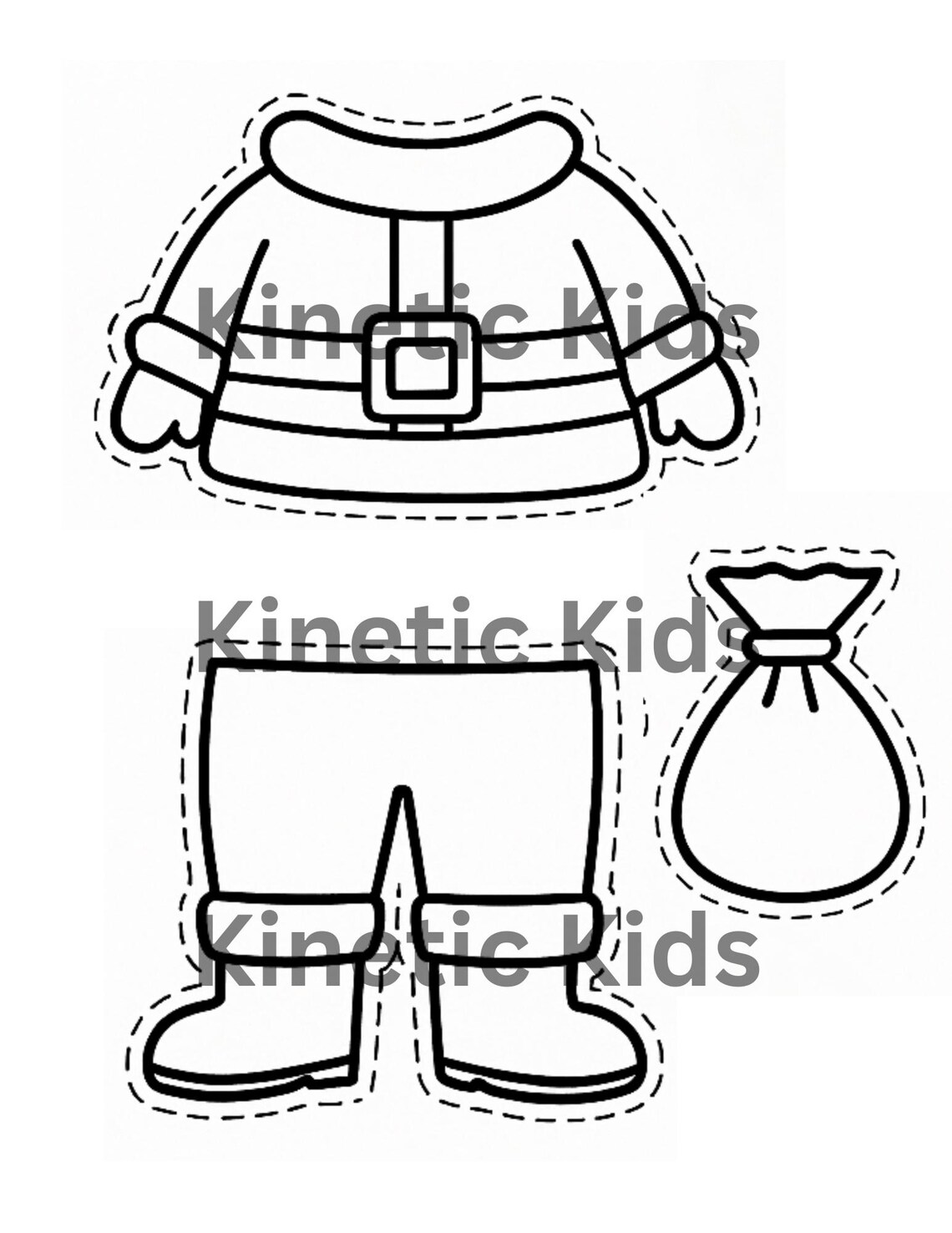 Build Your Own Santa Claus Craft | Printable Christmas Activity ...