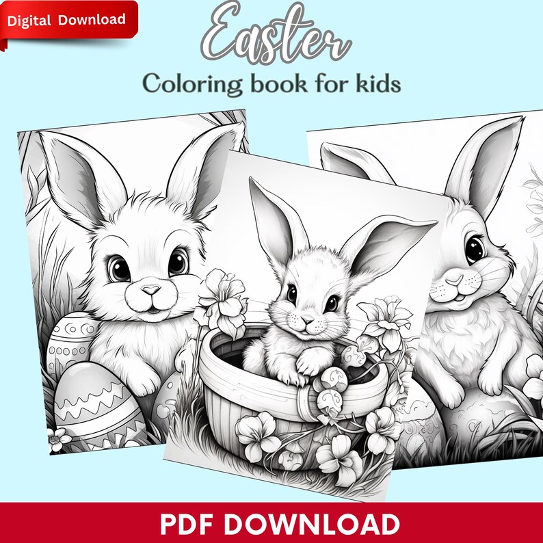 Easter Busy Book Printable - Easter Activity Book for Kids - Easter ...