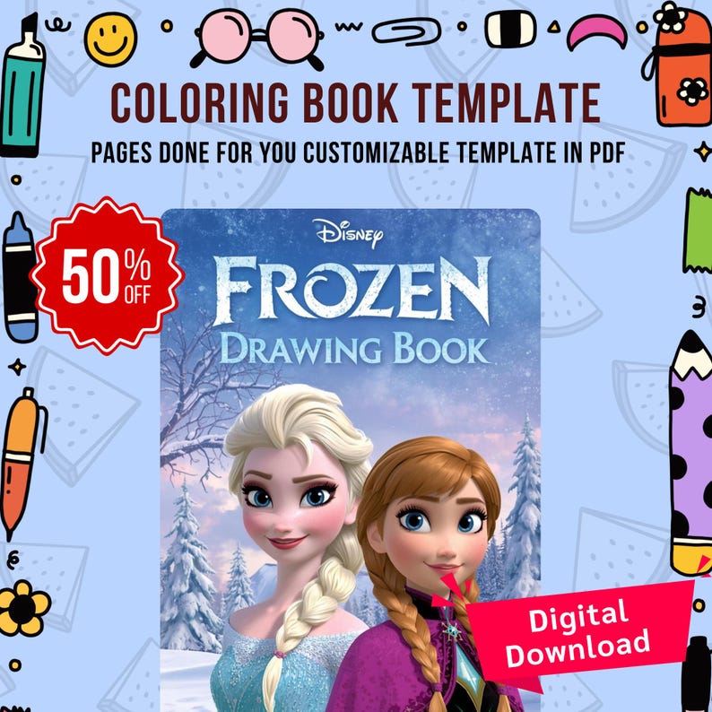 Dibujos para colorear de Elsa Frozen para niños, fantasía invernal ...