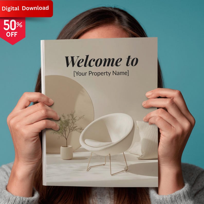 2026 Printable Airbnb Welcome Guide Canva Template Host Bundle Kit ...