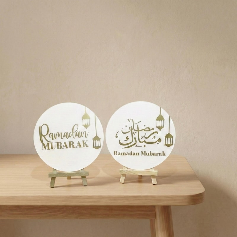 Ramadan Acrylic Signs - Etsy