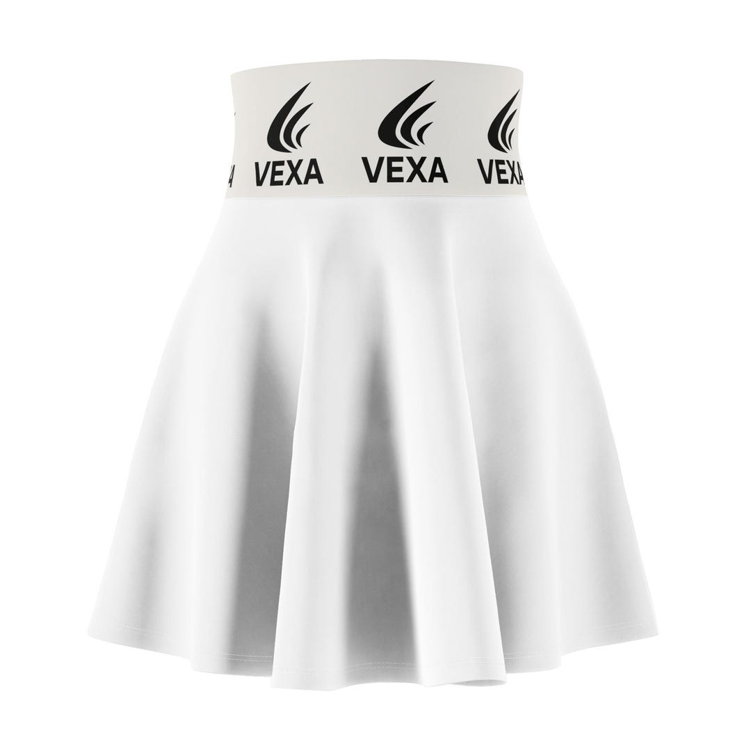 VEXA Logo Skater Skirt | Branded Waistband Athletic Skirt - Etsy