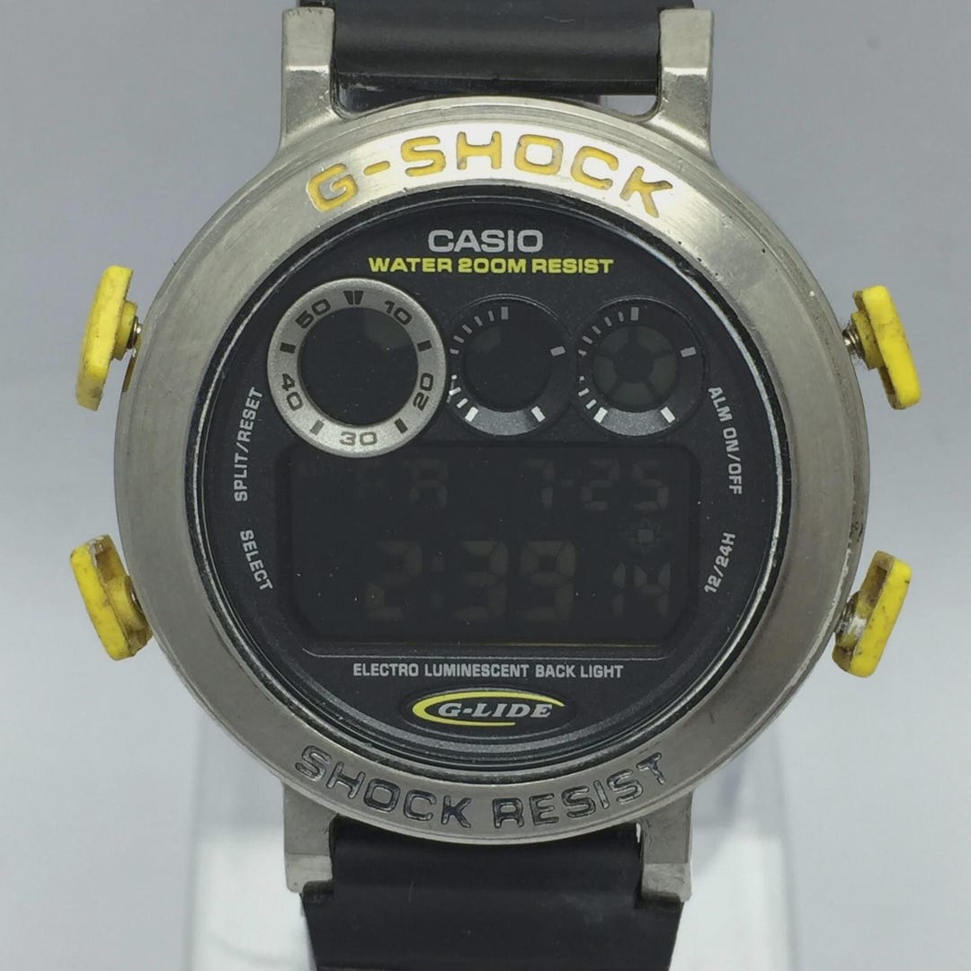 Casio G-shock G-lide GL-110 Triple Crown 2261 Vintage Watch - Etsy